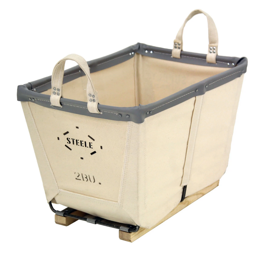 Canvas Small Carry Basket - 2 Bu – The Black Brick Co, LLC
